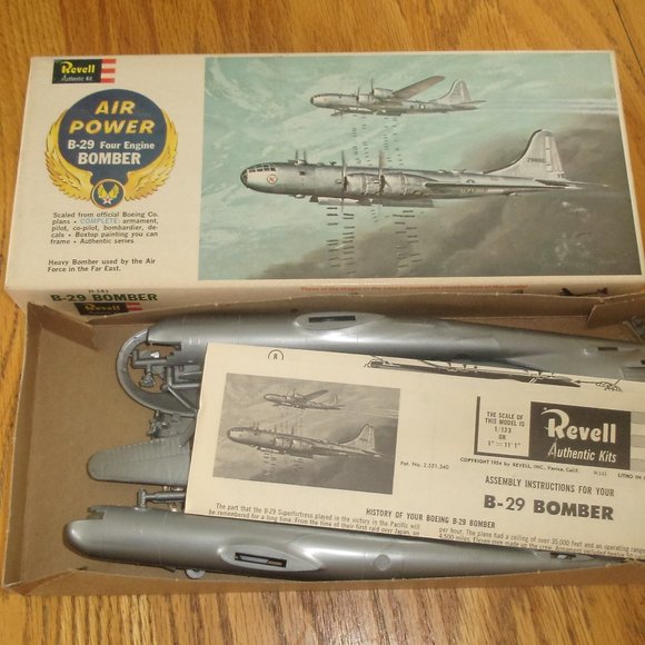 Revell | Toys | Revell Model Kit Air Power B29 4 Engine Bomber Military ...